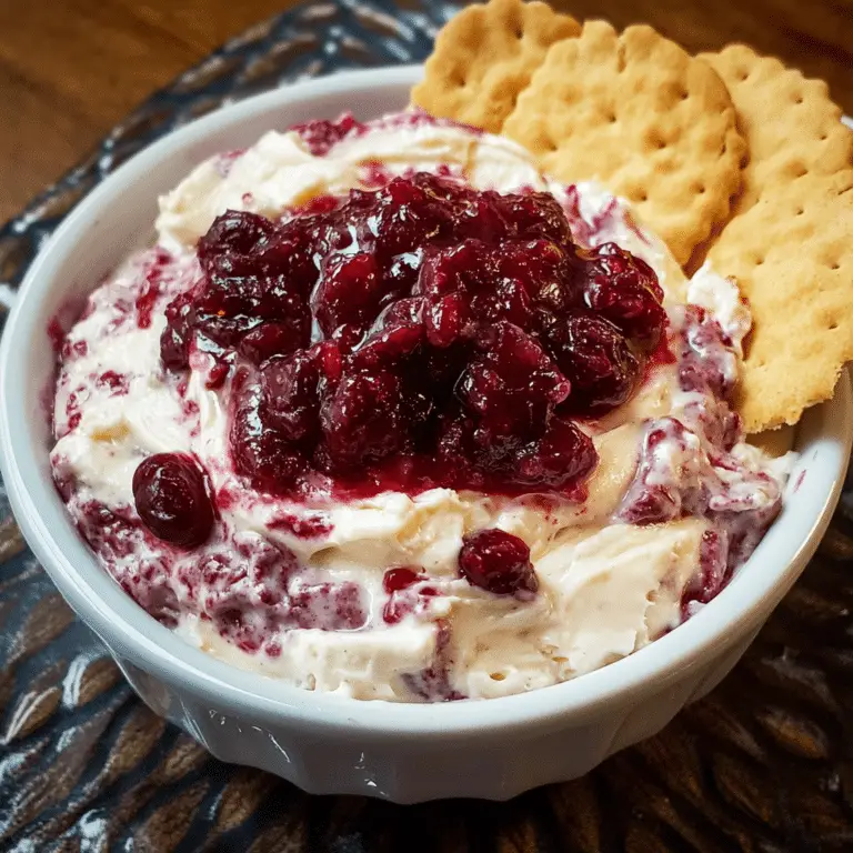 Easy Cranberry Cream Cheese Dip - Recipe Yumm