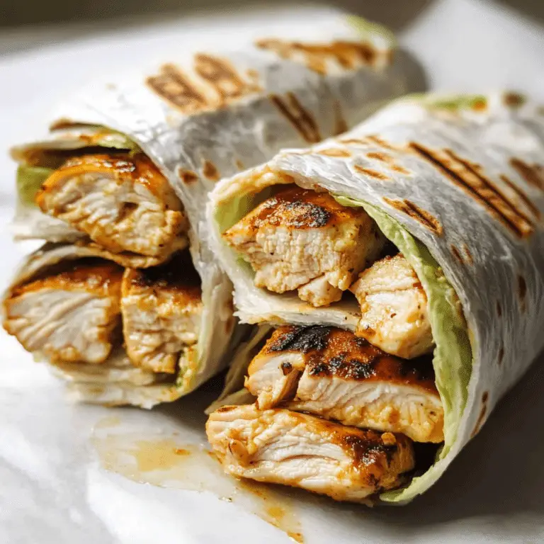 Grilled Chicken Wraps - Recipe Yumm