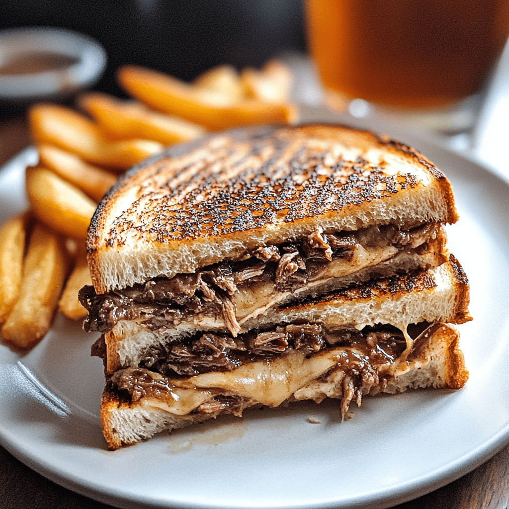 Slow Cooker French Dip Panini - Recipe Yumm