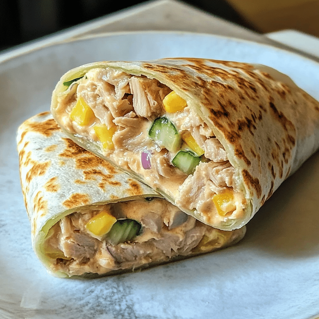 Tuna Melt Wrap - Recipe Yumm