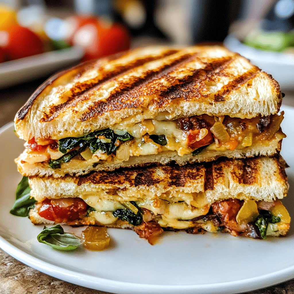 Veggie Panini - Recipe Yumm