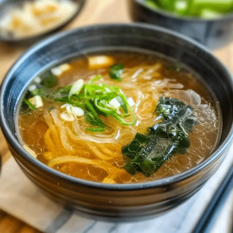 Japanese Glass Noodle Soup (Harusame Soup) - Recipe Yumm