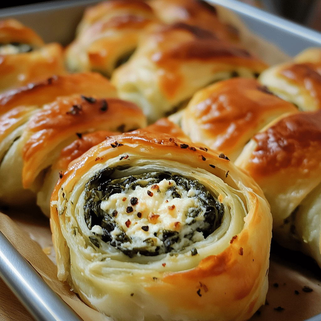Spinach and Ricotta Rolls - Recipe Yumm