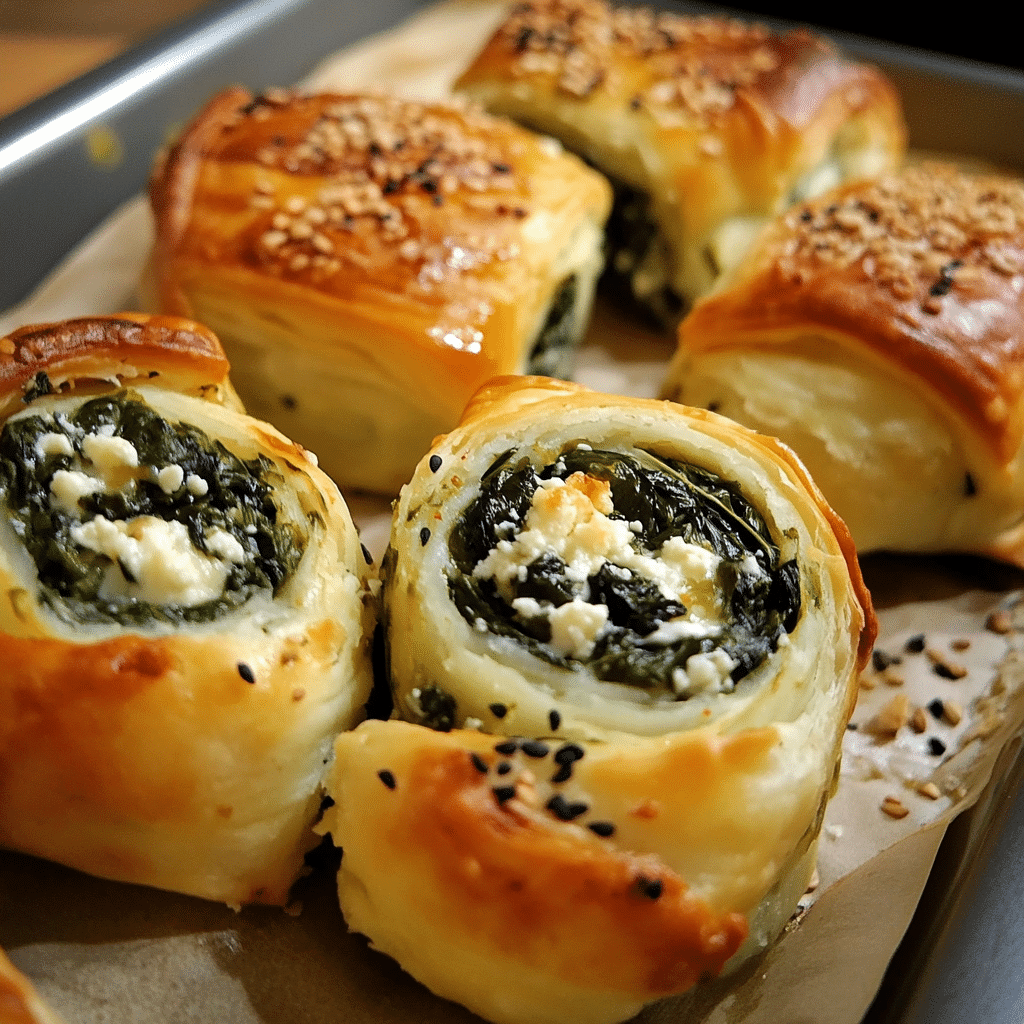 Spinach and Ricotta Rolls - Recipe Yumm