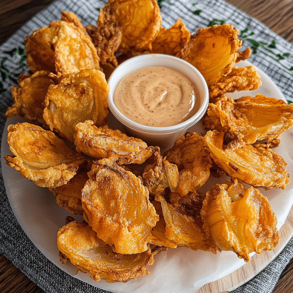 Bloomin’ Onion Bites with Dipping Sauce - Recipe Yumm