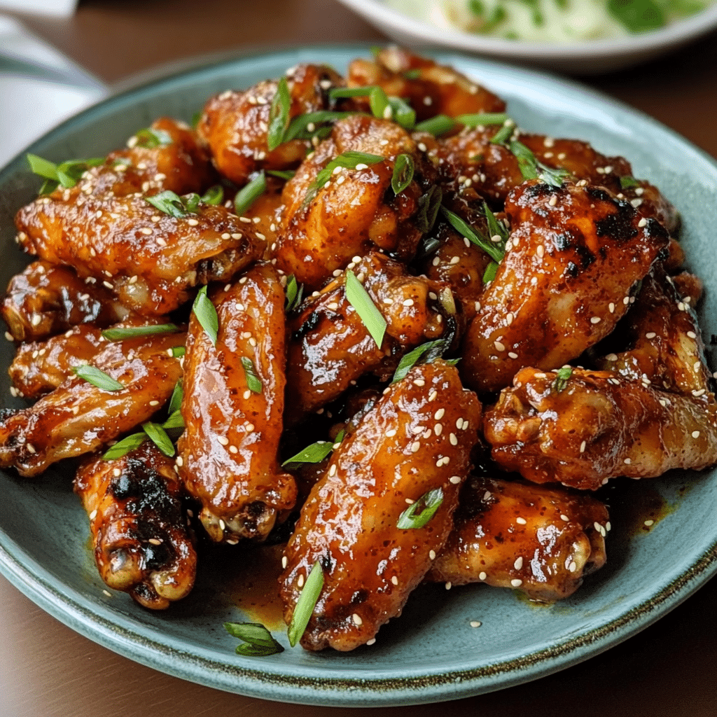 Gochujang Butter Grilled Wings - Recipe Yumm