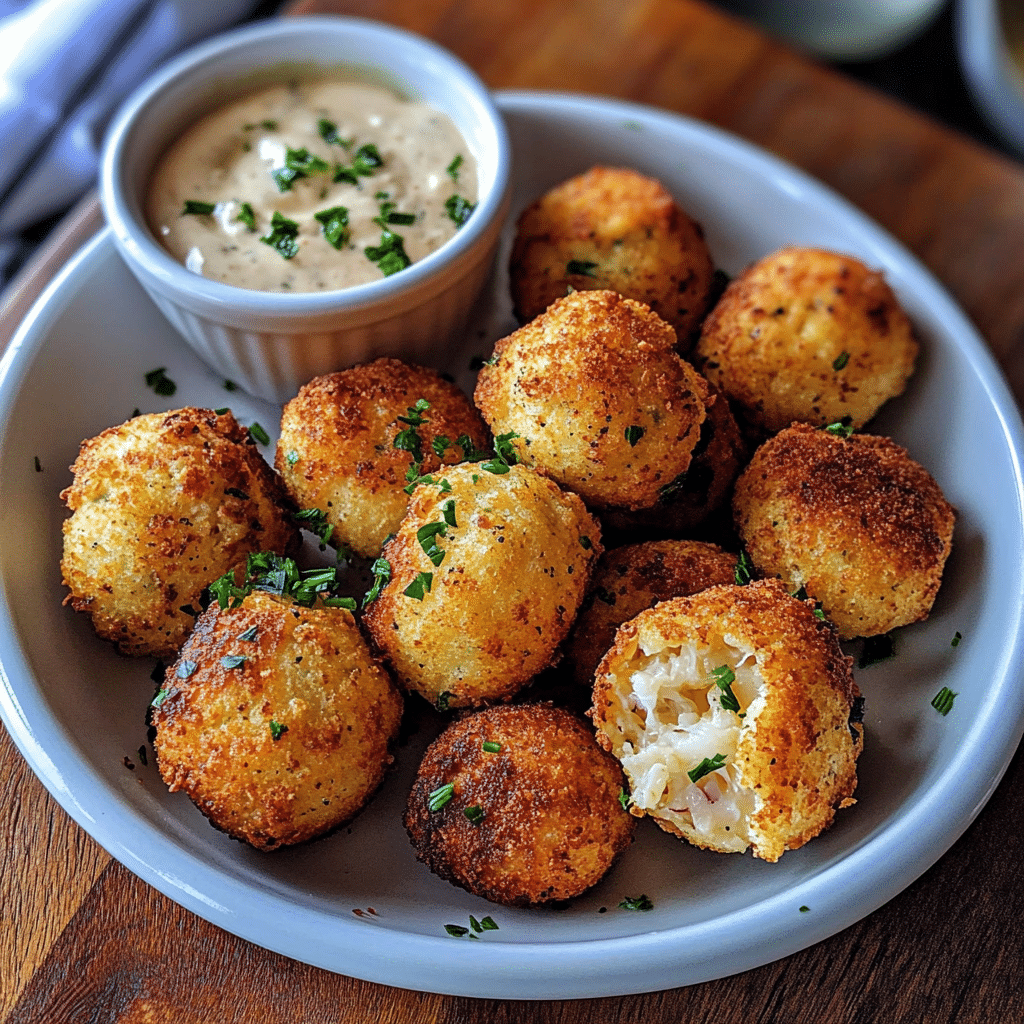 Healthier Crab Cake Poppers - Recipe Yumm