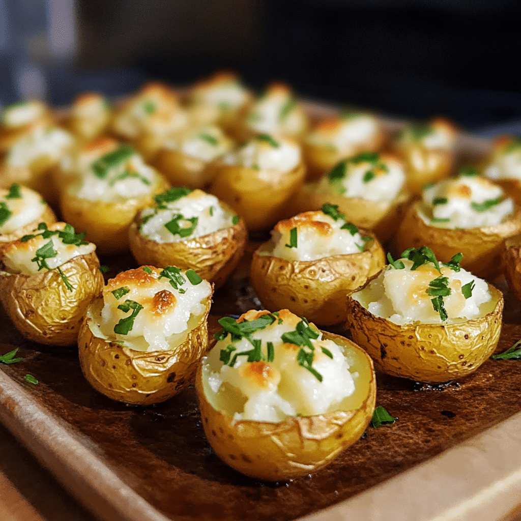 Mini Baked Potatoes - Recipe Yumm
