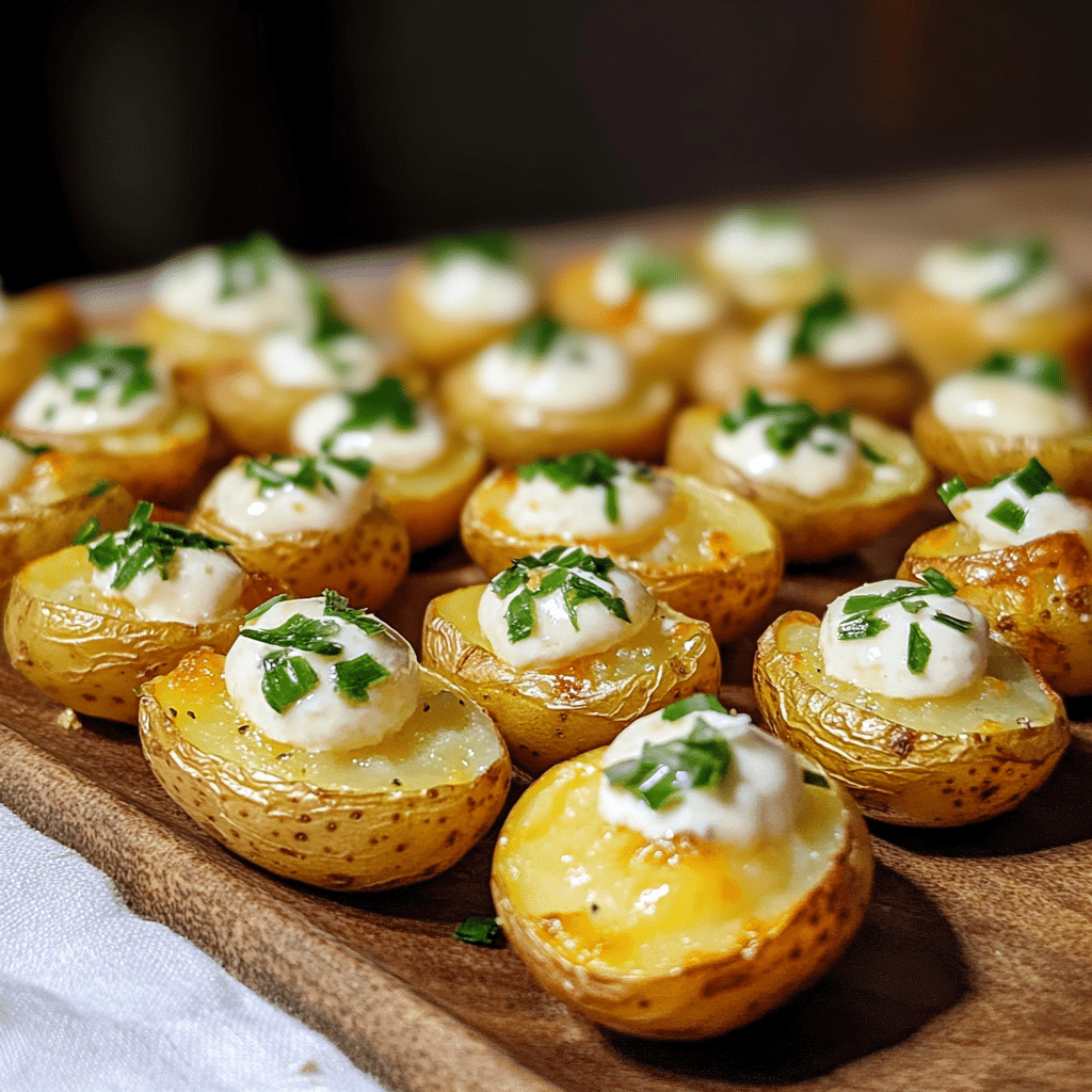 Mini Baked Potatoes - Recipe Yumm