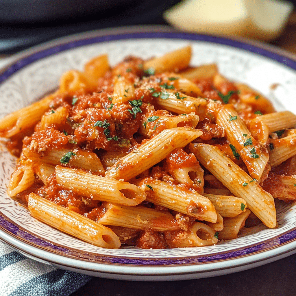 Penne Arrabbiata - Recipe Yumm