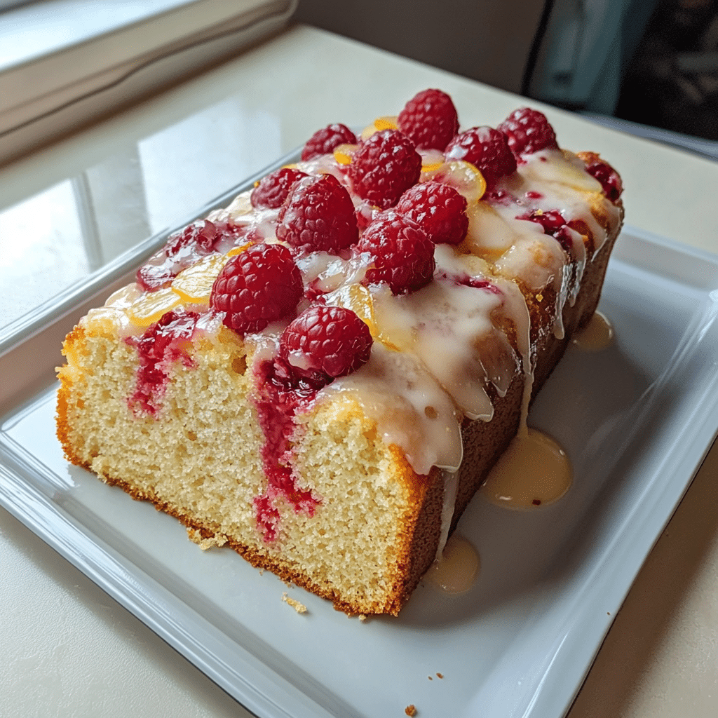 Raspberry Lemon Loaf - Recipe Yumm