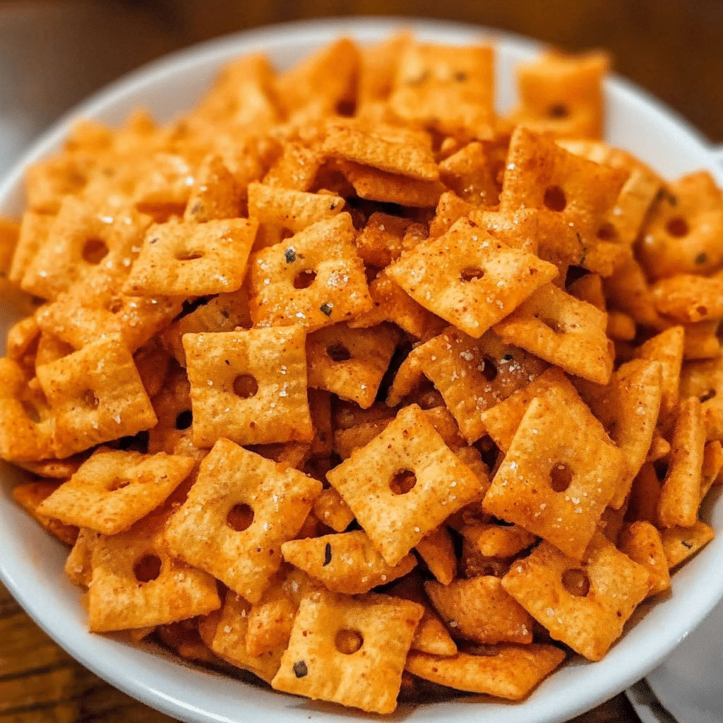 Spicy Cheez-It Snack Mix - Recipe Yumm