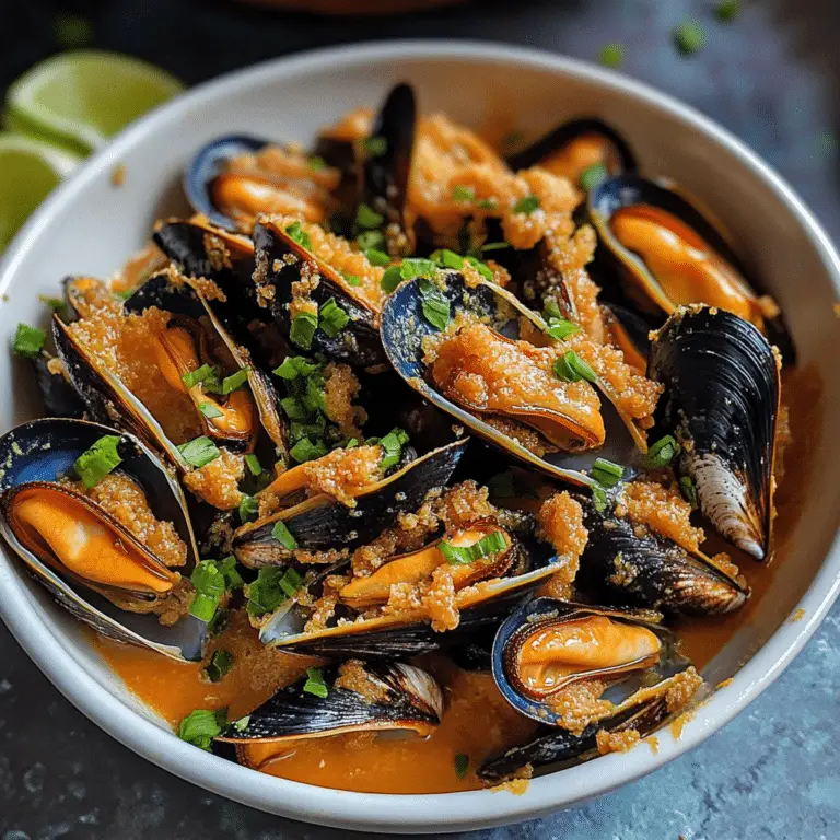 Thai Coconut Mussels - Recipe Yumm