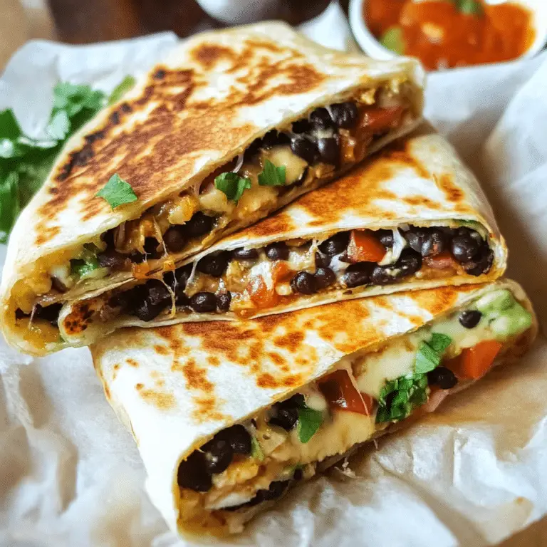 Black Bean Crunch Wrap Supreme - Recipe Yumm