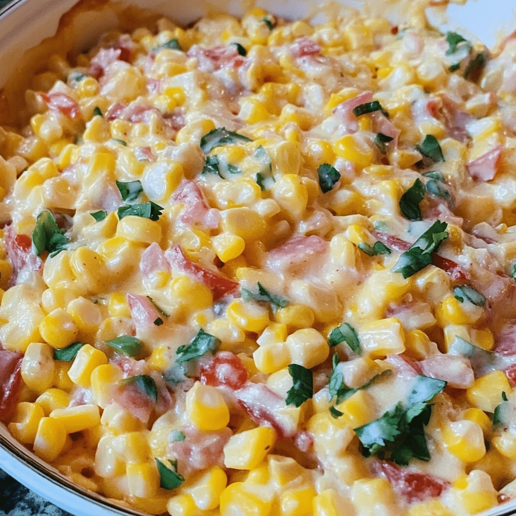 Fiesta Corn Dip with Rotel ( Party Size) - Recipe Yumm