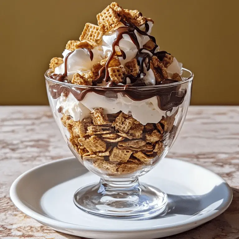 Hot Fudge Golden Grahams Parfait - Recipe Yumm