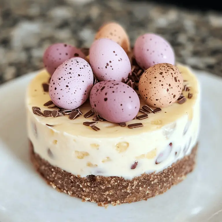 Mini Egg Cheesecake - Recipe Yumm