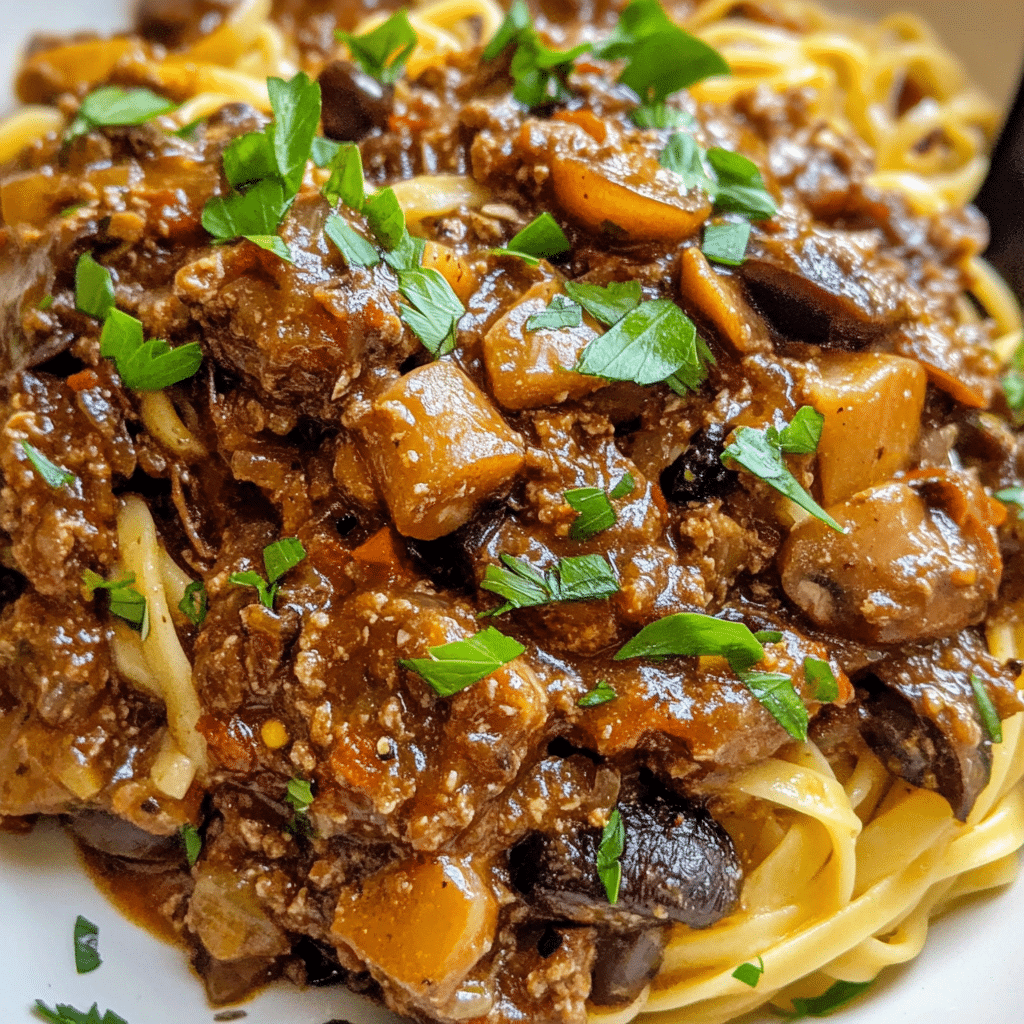 Mushroom Ragu - Recipe Yumm