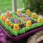 PEEPS Easter Garden Cake - Recipe Yumm