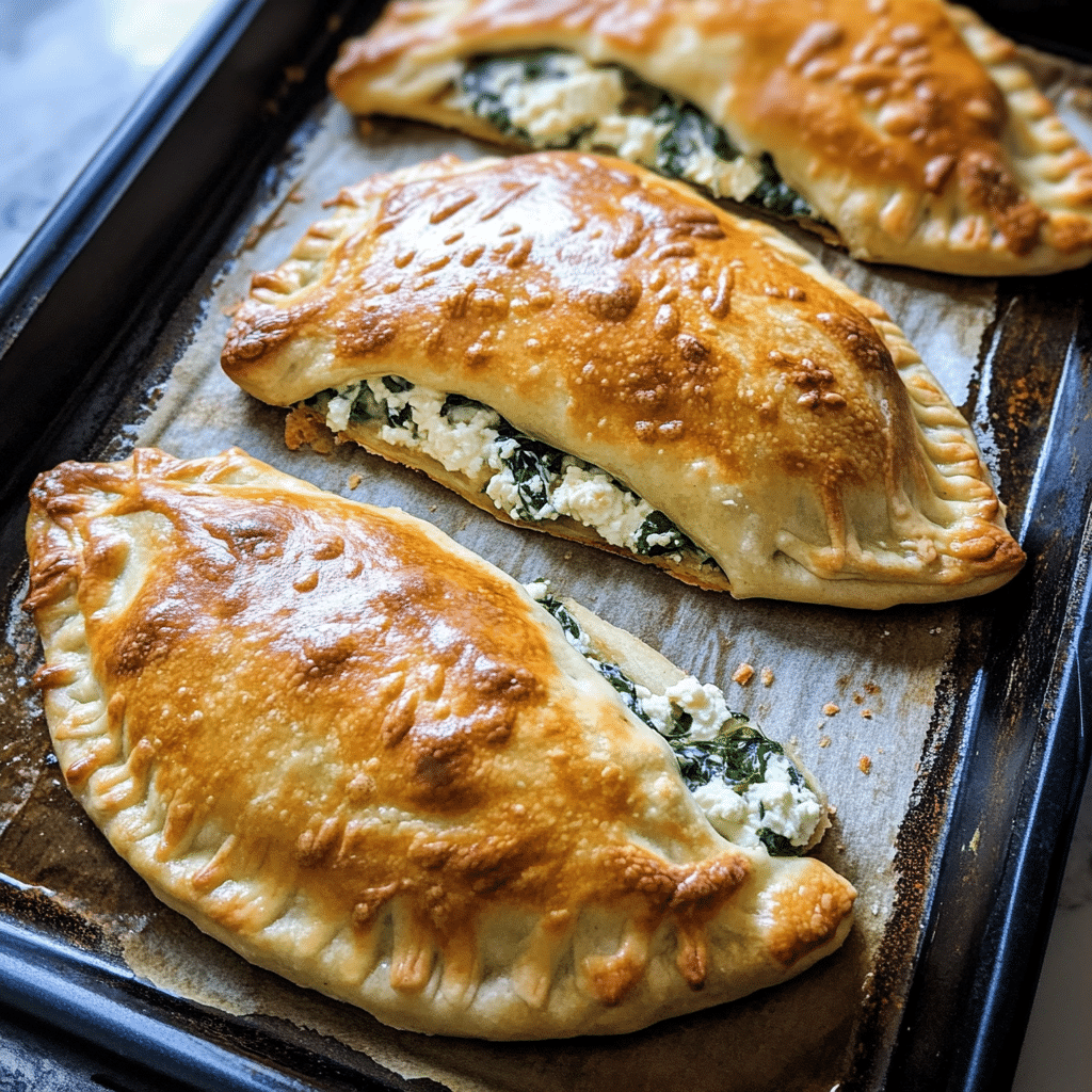 Ricotta and Spinach Calzones - Recipe Yumm