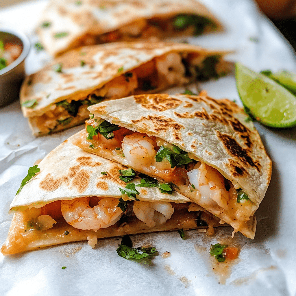 Shrimp Quesadilla - Recipe Yumm