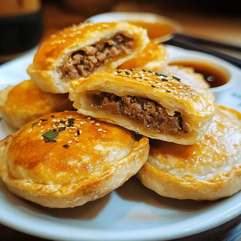 The BEST Chinese Crispy Meat Beef Pies - Recipe Yumm