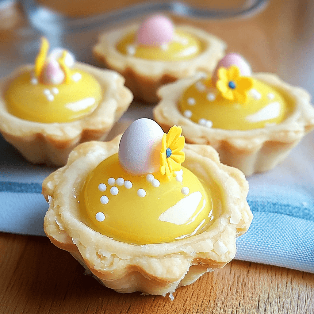 Easter Mini Lemon Tarts - Recipe Yumm