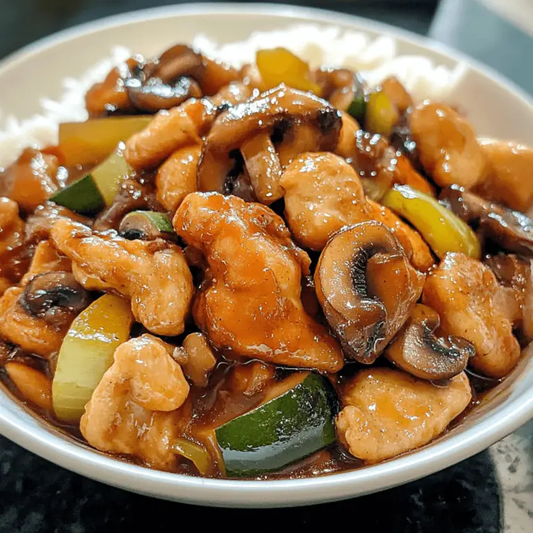 Panda Express Mushroom Chicken - Recipe Yumm