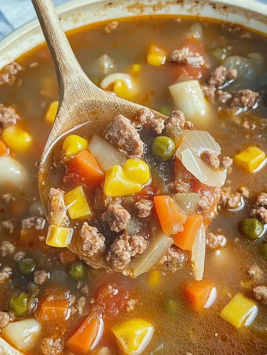 Hamburger Soup: An Amazing Ultimate Recipe You Must Try - Recipe Yumm